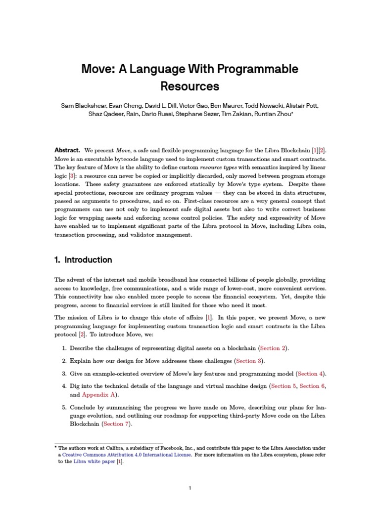 The Move Programming Language Pdf 