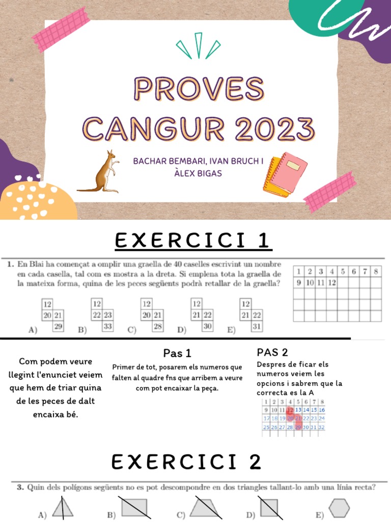 Proves CANGUR 2023 | PDF