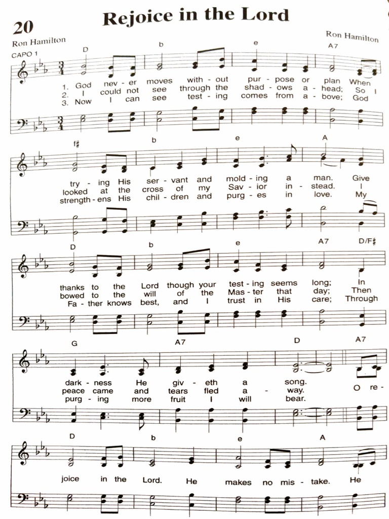 Rejoice in The Lord | PDF