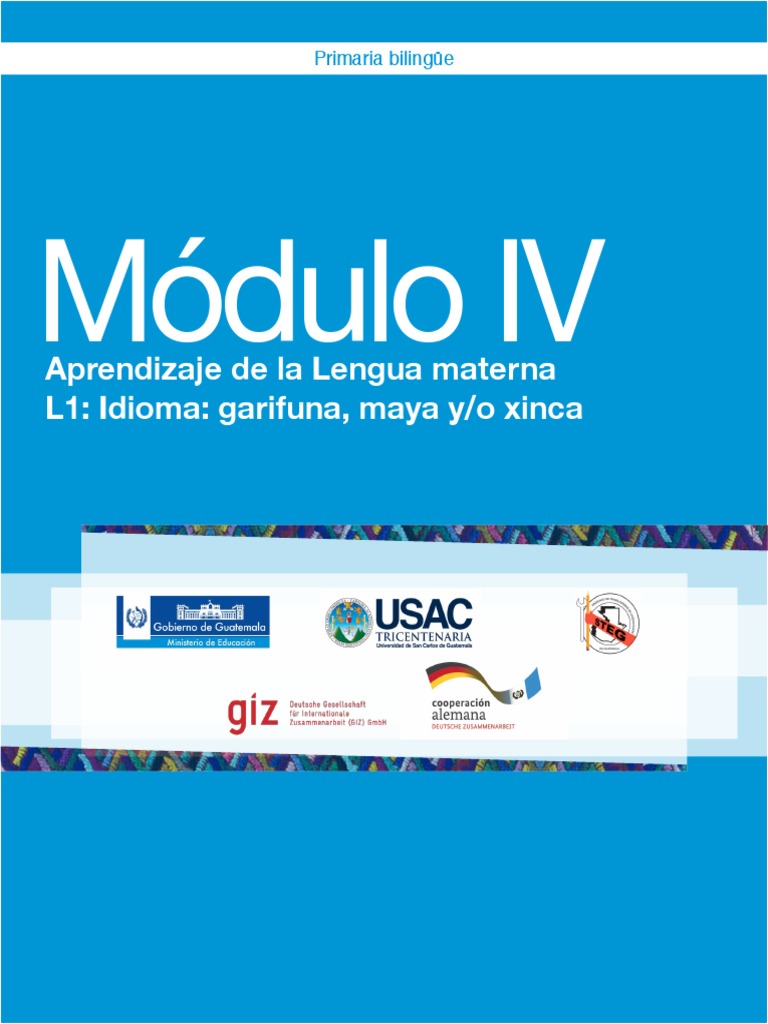 Módulo IV Aprendizaje de La Lengua Materna L1 Idioma Garífuna, Maya y Xinca | PDF | Comunicación ...