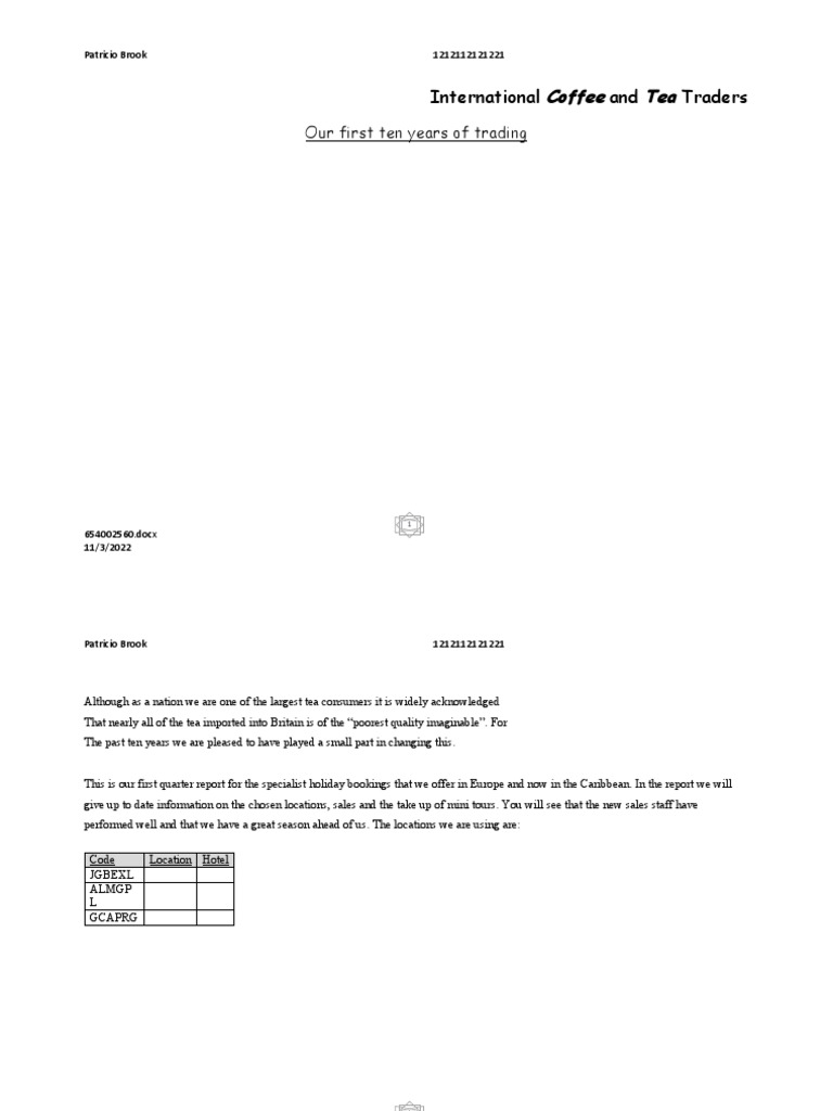 1º Año TP - Brook | PDF | Economies | Service Industries