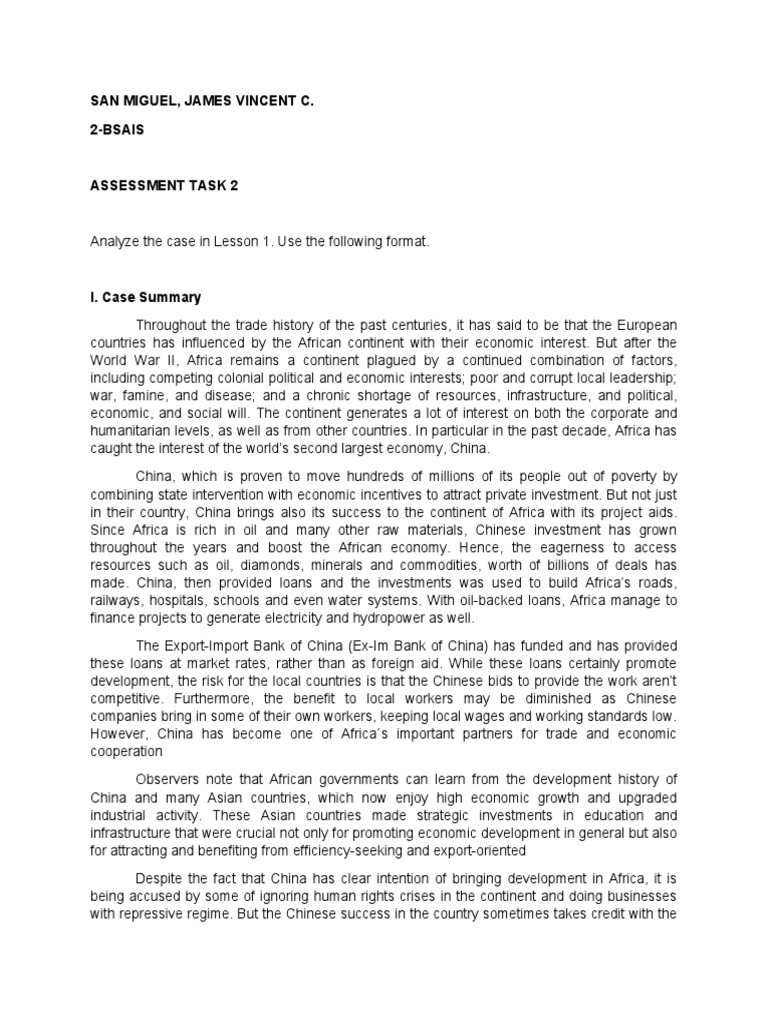 Mgt2 - Assessment Task 2 | Download Free PDF | China | World Politics