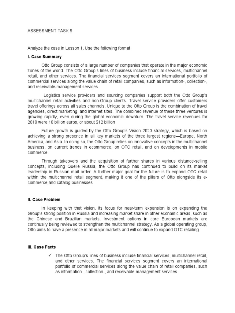 Mgt2 - Assessment Task 9 | PDF | Retail | E Commerce