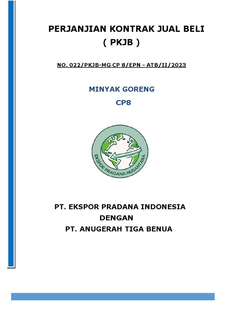 Contract PT ATB Full Signed | PDF