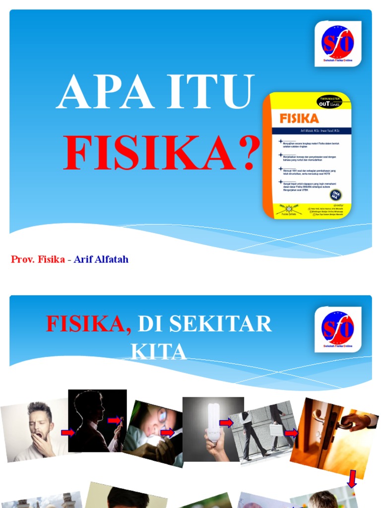 Apa Itu Fisika Dan Niat Belajar Fisika | PDF