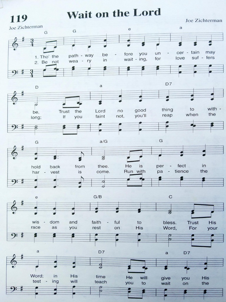 Wait On The Lord | PDF