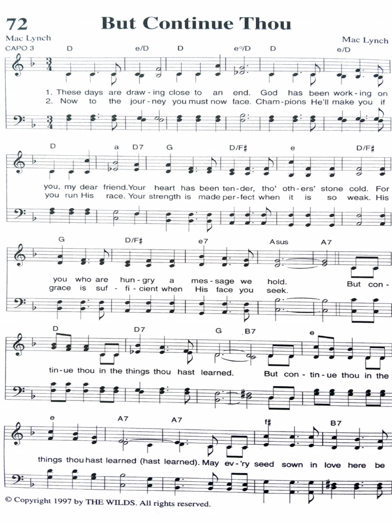 But Continue Thou | PDF