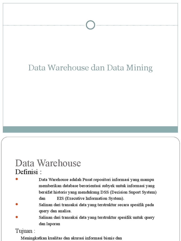 Datawarehouse Olap Dan Data Mining2 | PDF