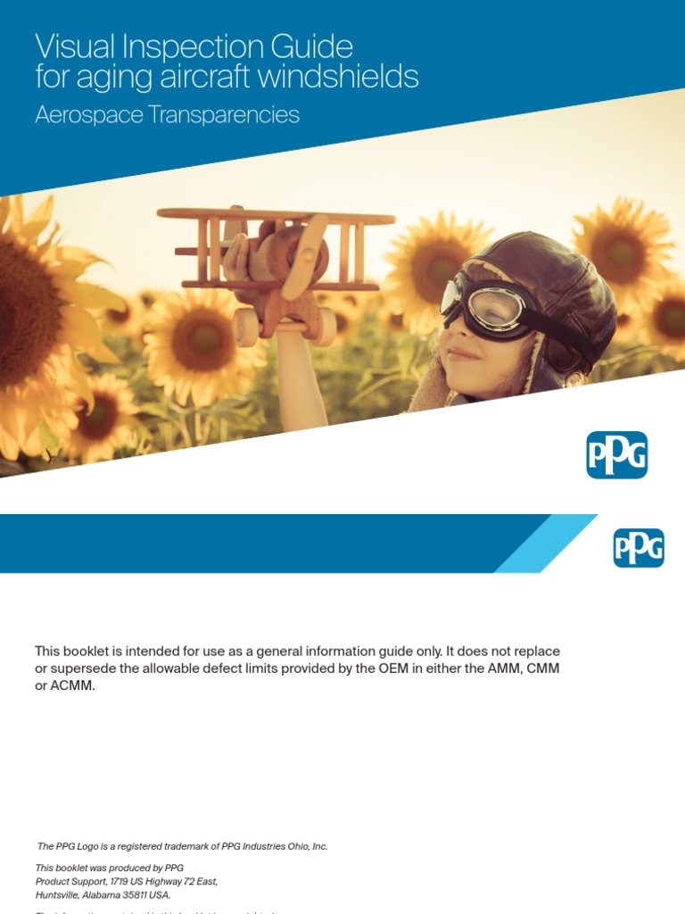 Visual Inspection Guide For Aging Aircraft Windshields: Aerospace ...
