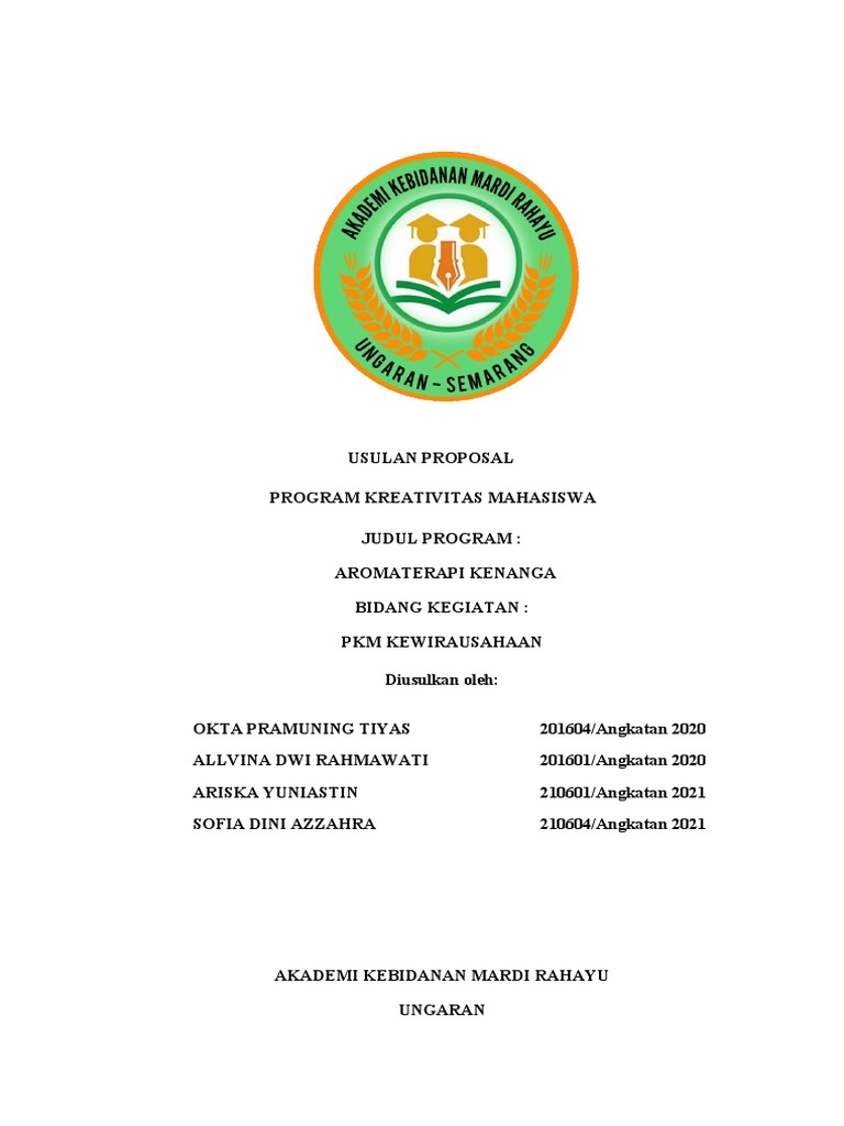 Aromaterapi Kenanga: Peluang Usaha Mahasiswa | PDF