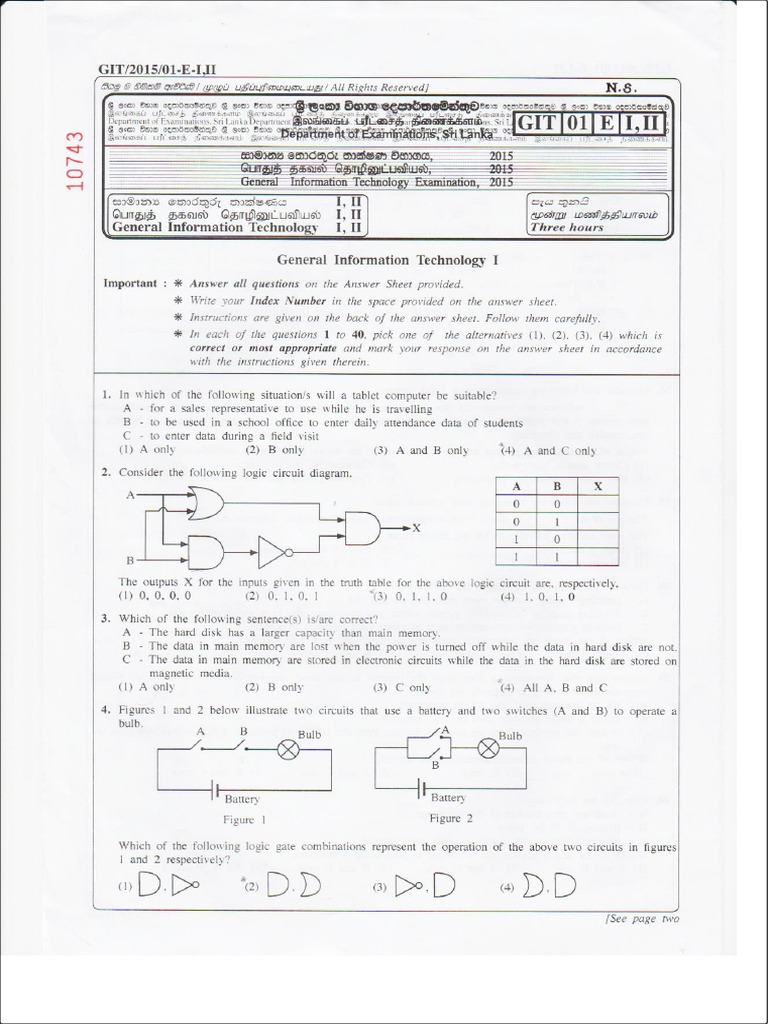 Git Past Papers Resource Guide | PDF