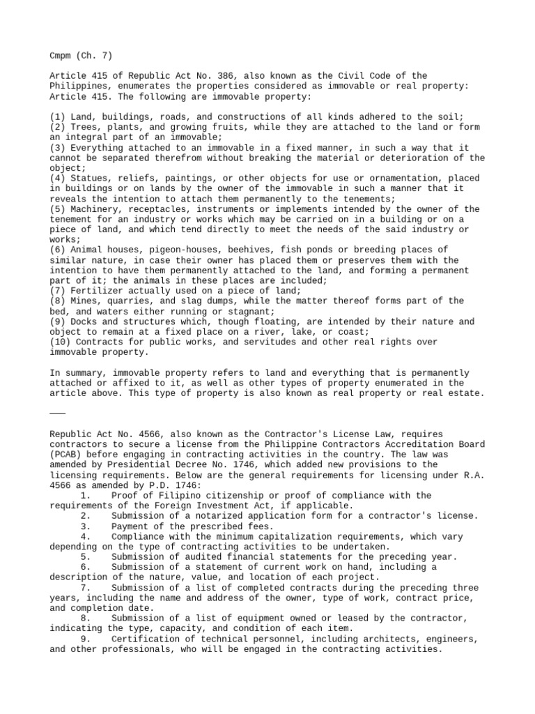 CMPM Ch. 7 | PDF | Law