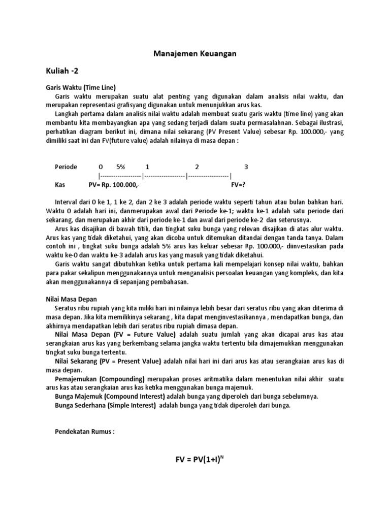 Manajemen Keuangan K-2 | PDF