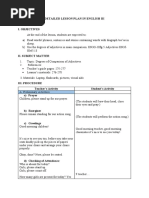 Detailed Lesson Plan in MTB-MLE 3 | PDF | Lesson Plan | Adjective