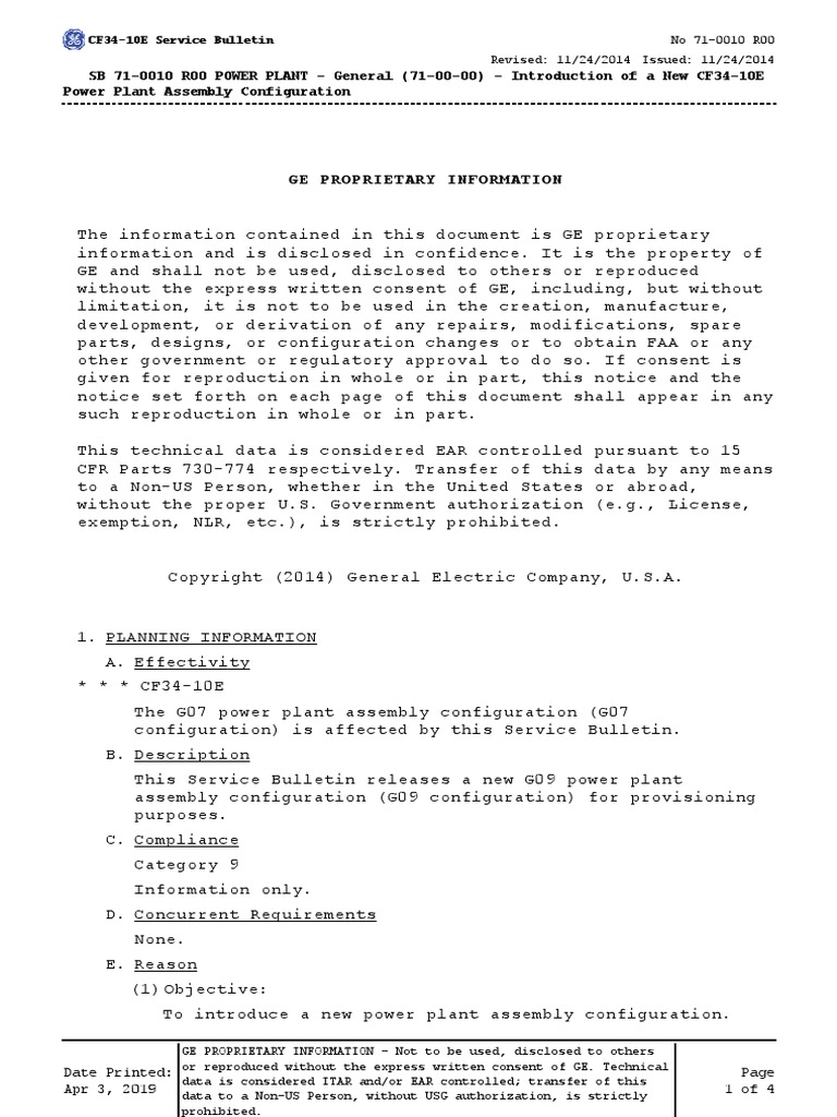 Ge Proprietary Information | PDF | Business