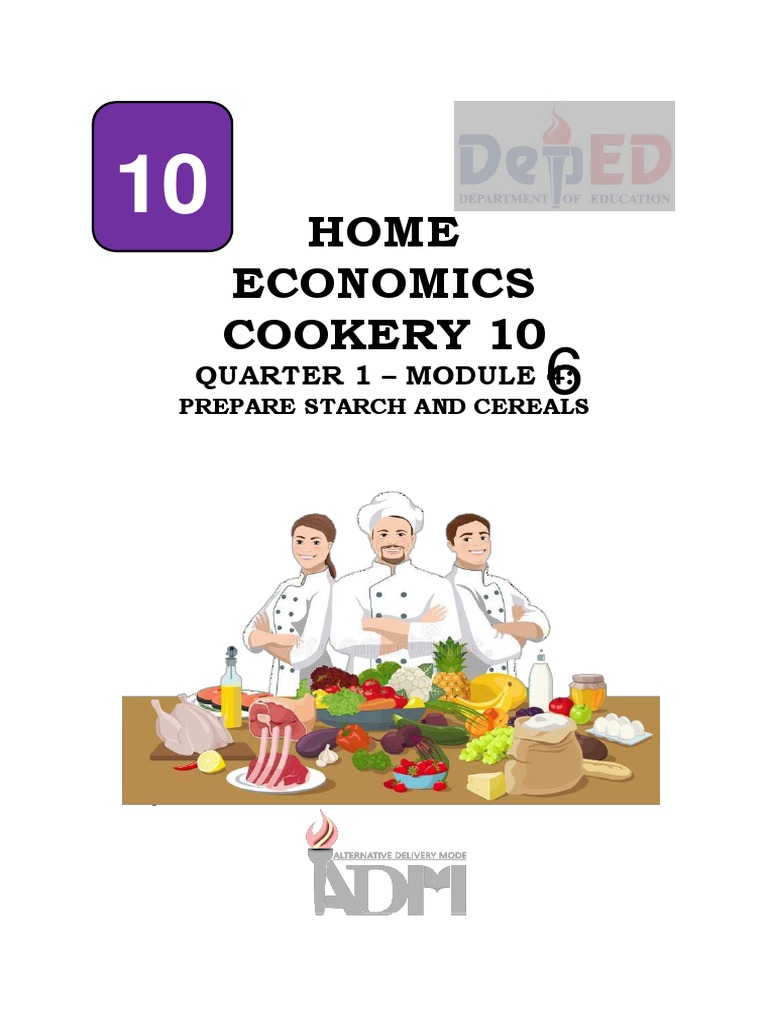 First Quarter Cereals and Starch Module 6 | PDF | Pasta | Tomato Sauce