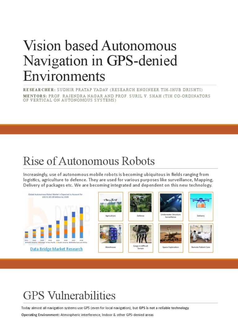 Vision Based Autonomous Navigation in GPS-denied Environments | Download Free PDF | Robot | Robotics