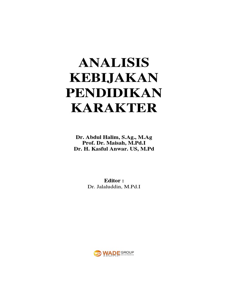 Analisis Kebijakan Pendidikan Karakter | PDF