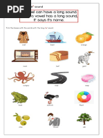 Oa Sound Words List and Examples | PDF
