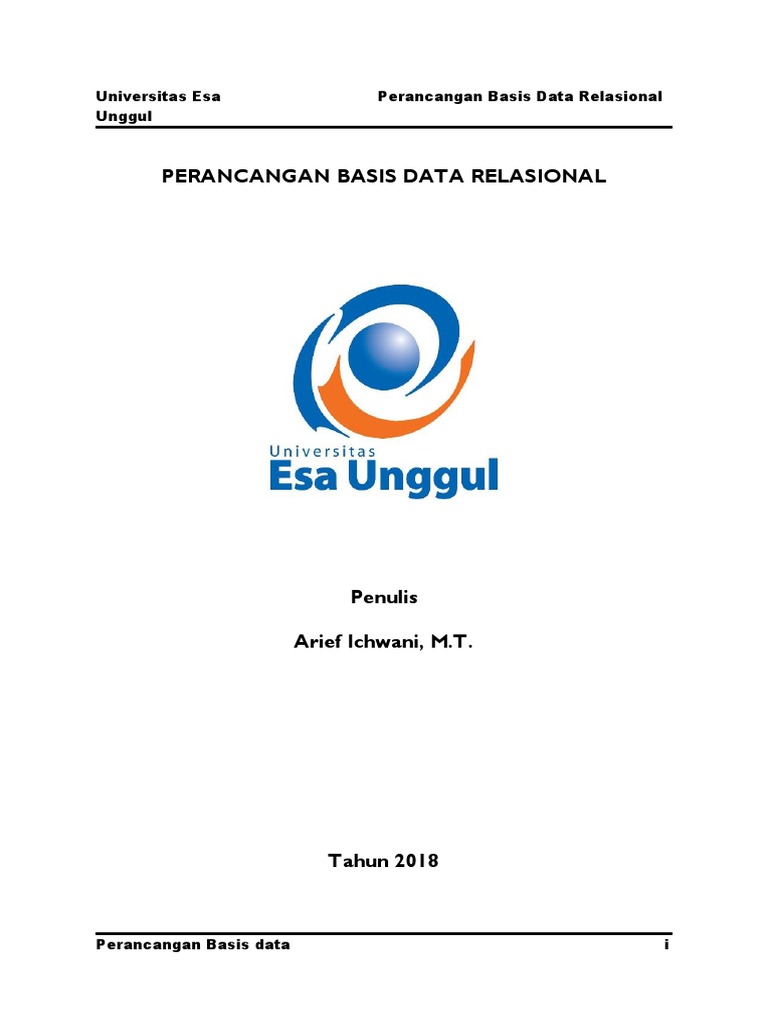 Modul Perancangan Basis Data | PDF