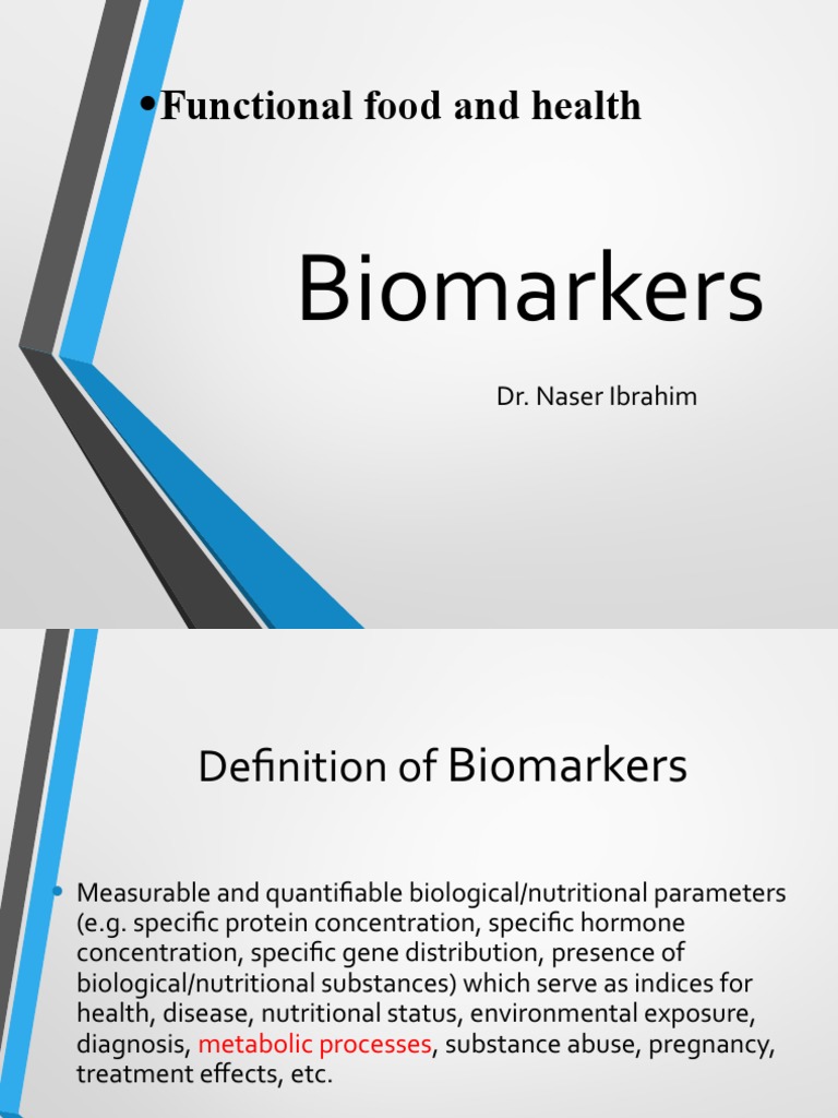 Functional Food and Health: Biomarkers | PDF | Biomarker | Fatty Acid