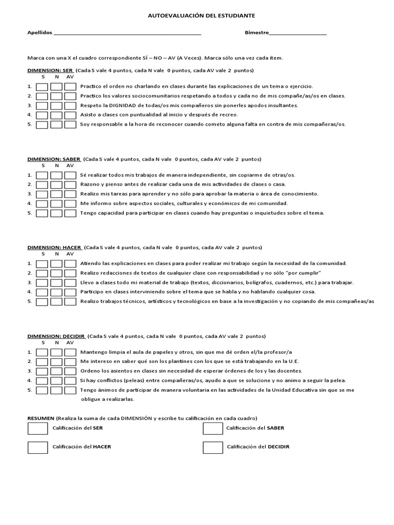 Auto Eval 2 | PDF | Aprendizaje