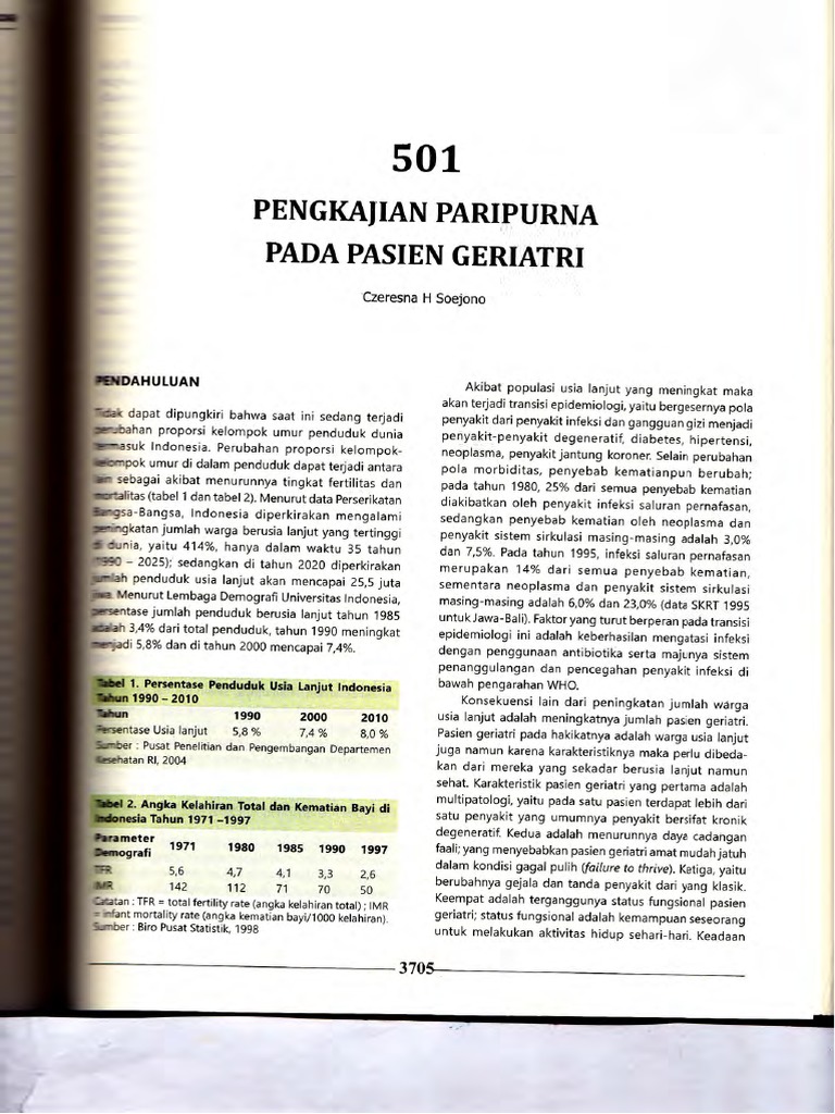 Pengkajian Paripurna Pada Pasien Geriatri | PDF