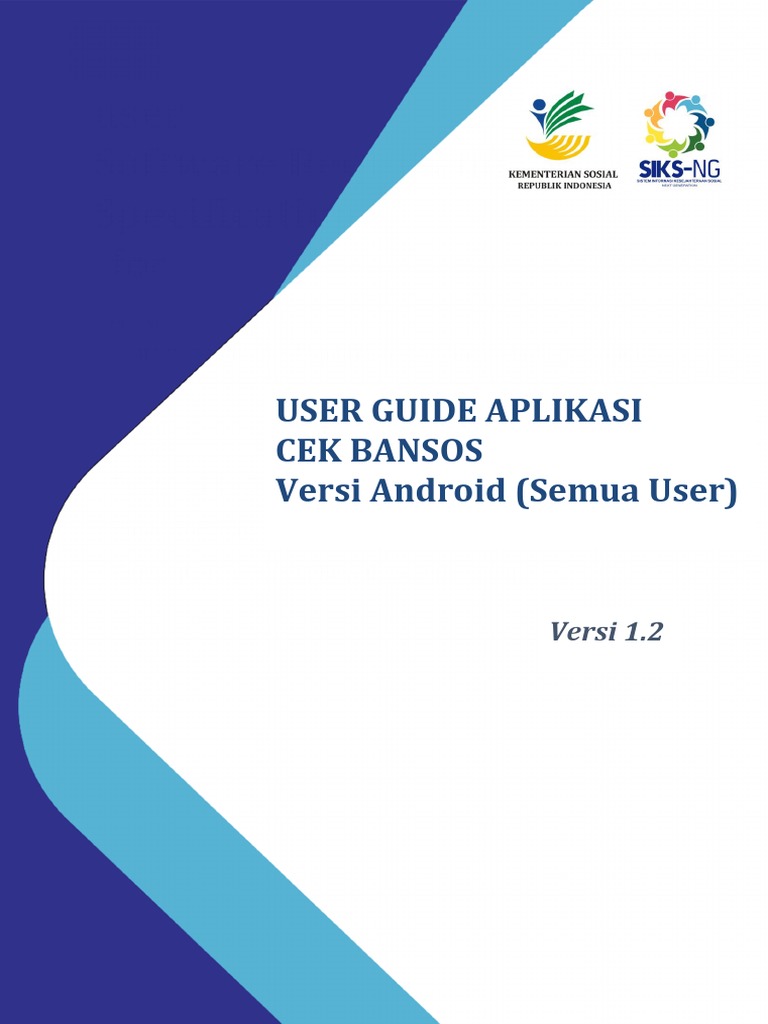 User Guide - Aplikasi Cek - Usul - Verval Bansos Via - Android | PDF