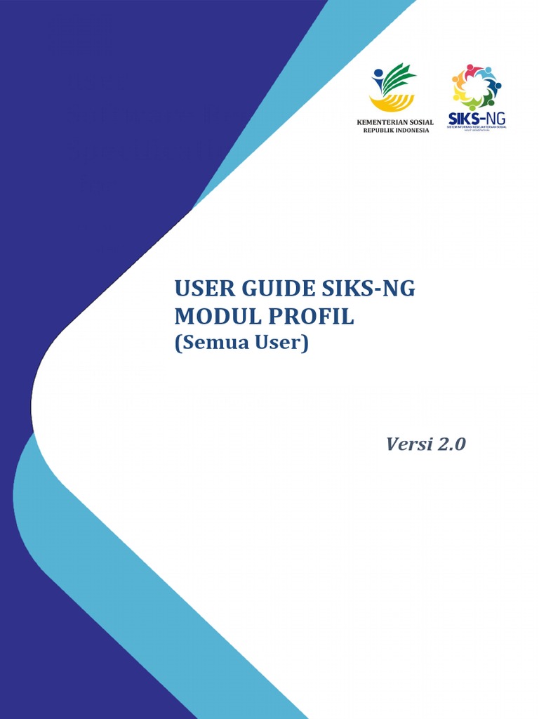 Panduan Login dan Profil SIKS-NG | PDF | Bisnis