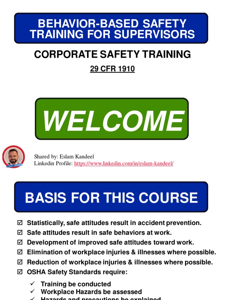 Behavior-Based Safety | PDF | Occupational Safety And Health ...