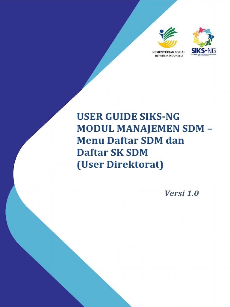 User Guide Manajemen SDM | PDF