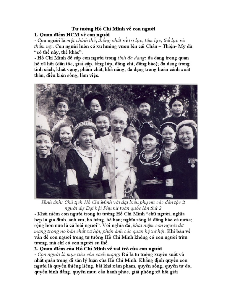 Tu Tương HCM Ve Dao Duc Va Con Nguoi | PDF