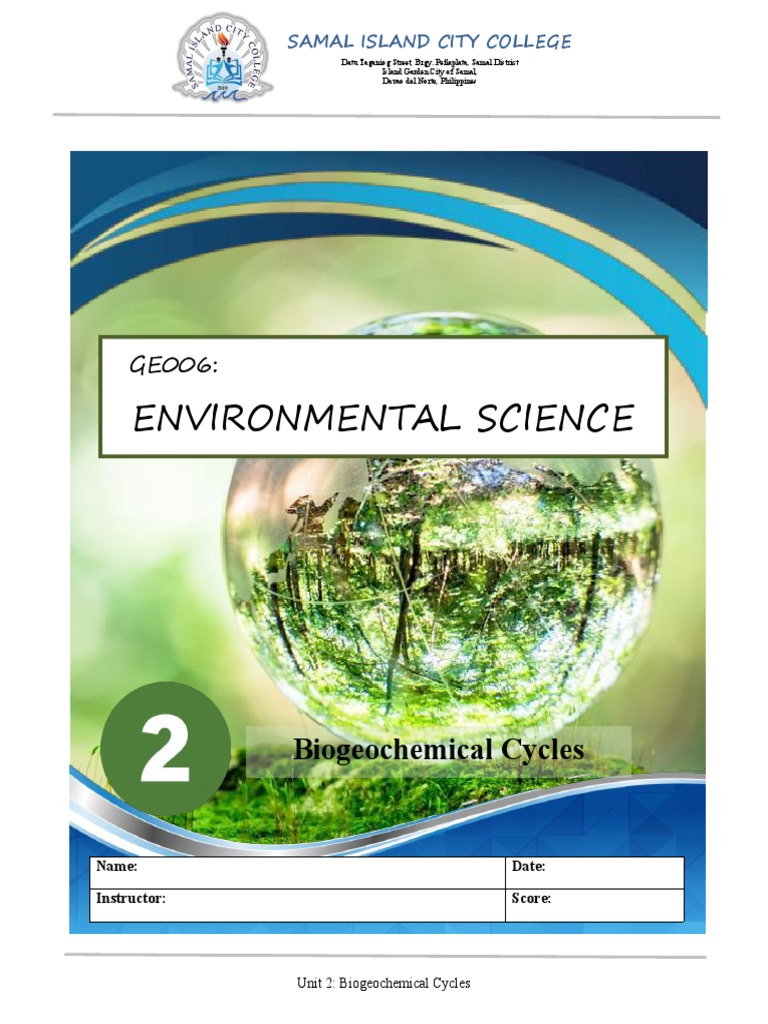 Environmental Science Module 2 | PDF | Water Scarcity | Carbon Cycle