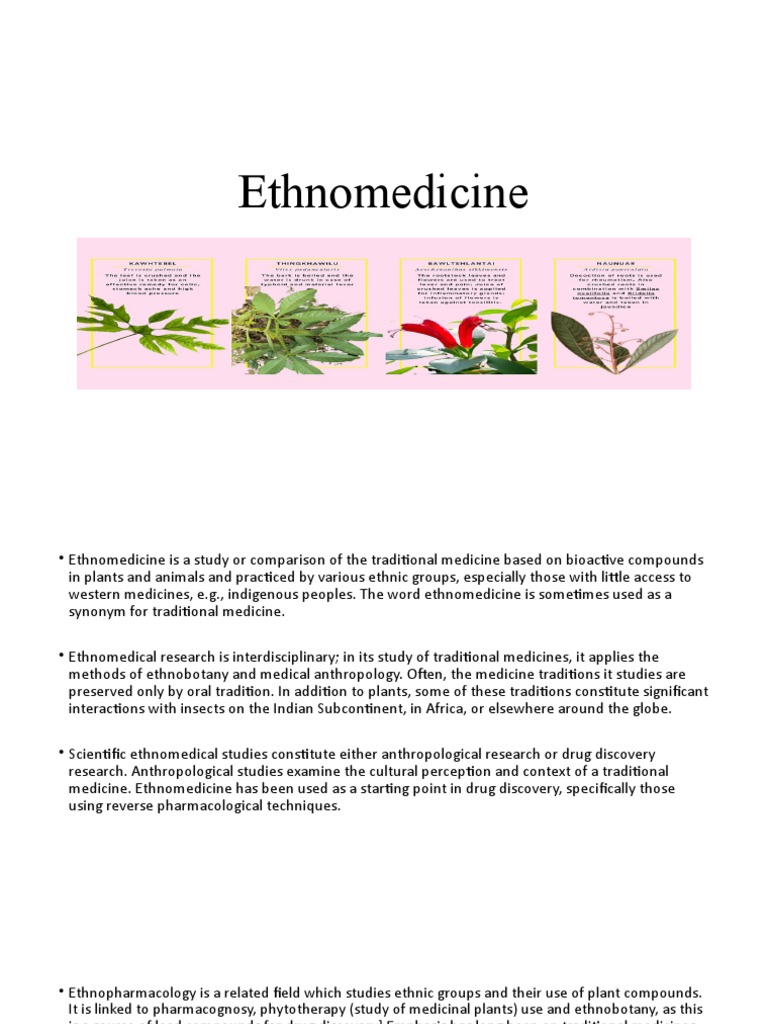 Understanding Ethnomedicine and Its Impact | PDF | Self-Improvement ...