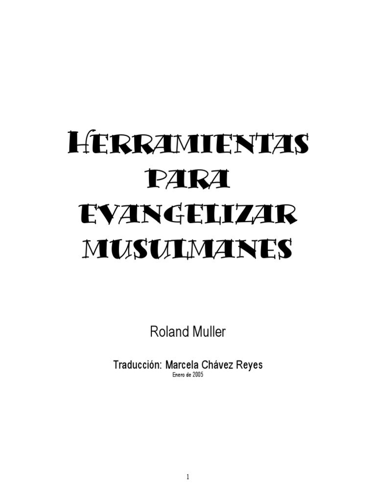 Evangelizar Musulmanes | PDF | Jesús | Evangelio de Mateo