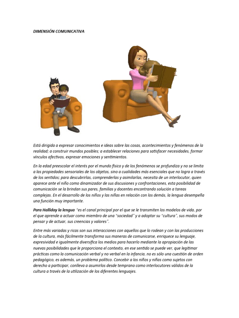Dimension Comunicativa | PDF | Comunicación no verbal | Comunicación