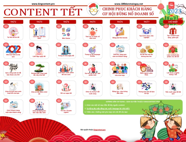 Kingcontent.pro - Content tết | PDF