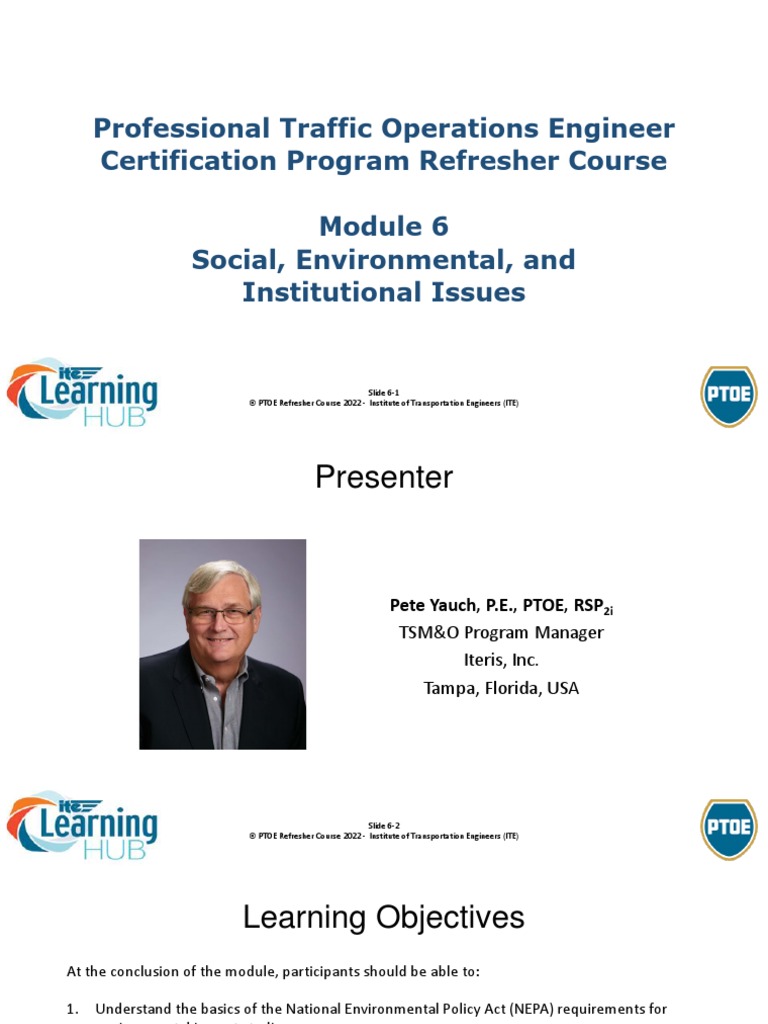 New Module 6 - Social Environmental Institutional Issues | PDF ...