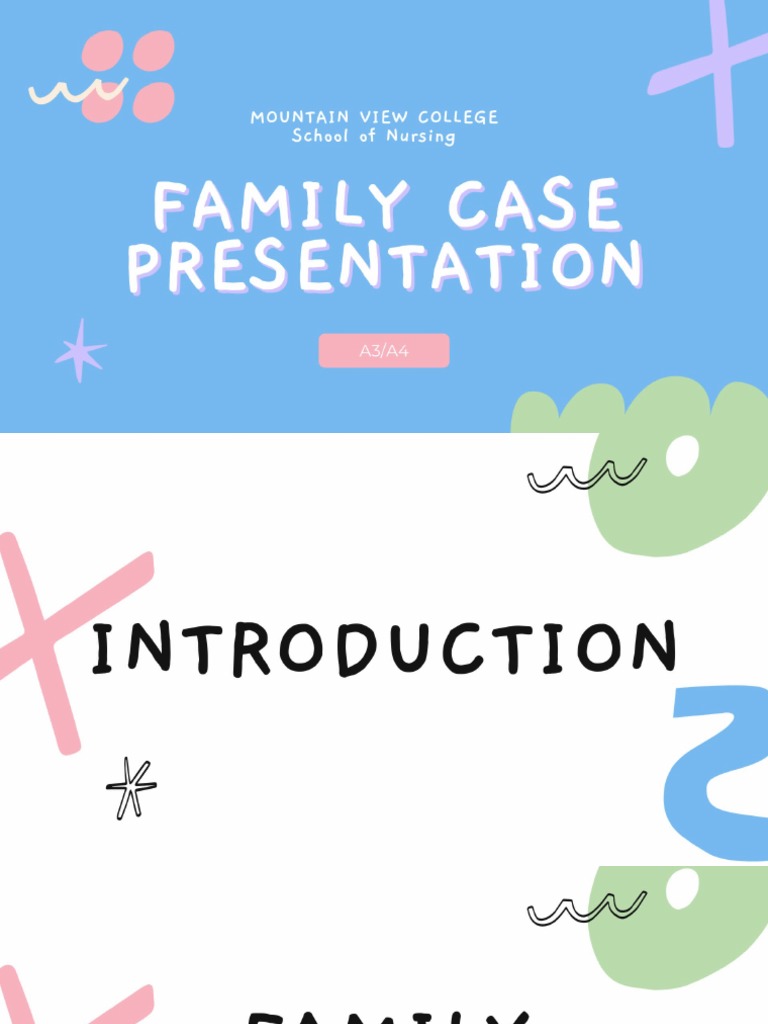 A3 and A4 Family Case Presentation | PDF