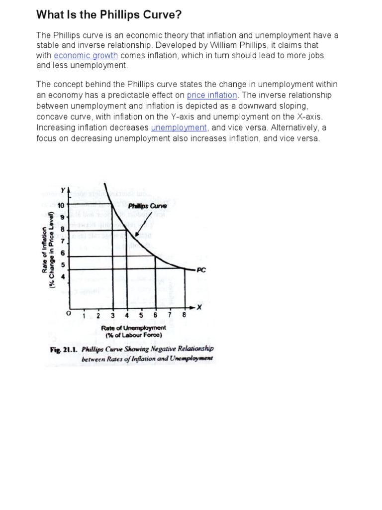 Philips Curve, Adaptive and Rational Expectations | PDF