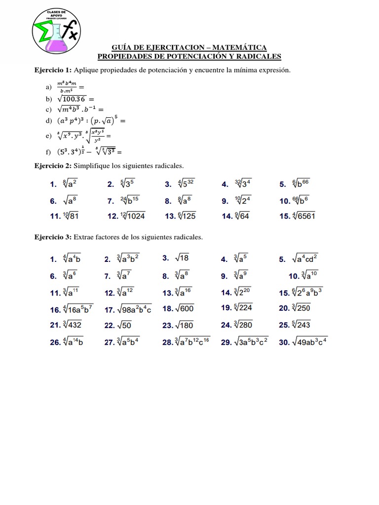 Ejercicios Resueltos de Radicales | PDF | Métodos y materiales de enseñanza