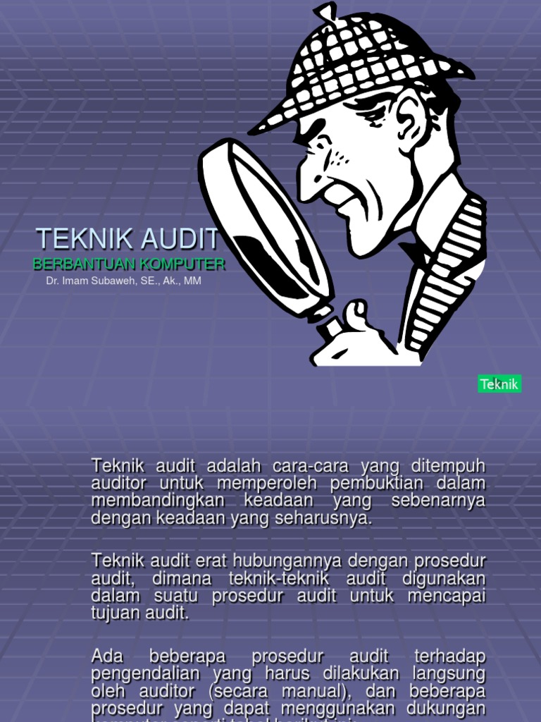 3-Teknik Audit | PDF | Komputer