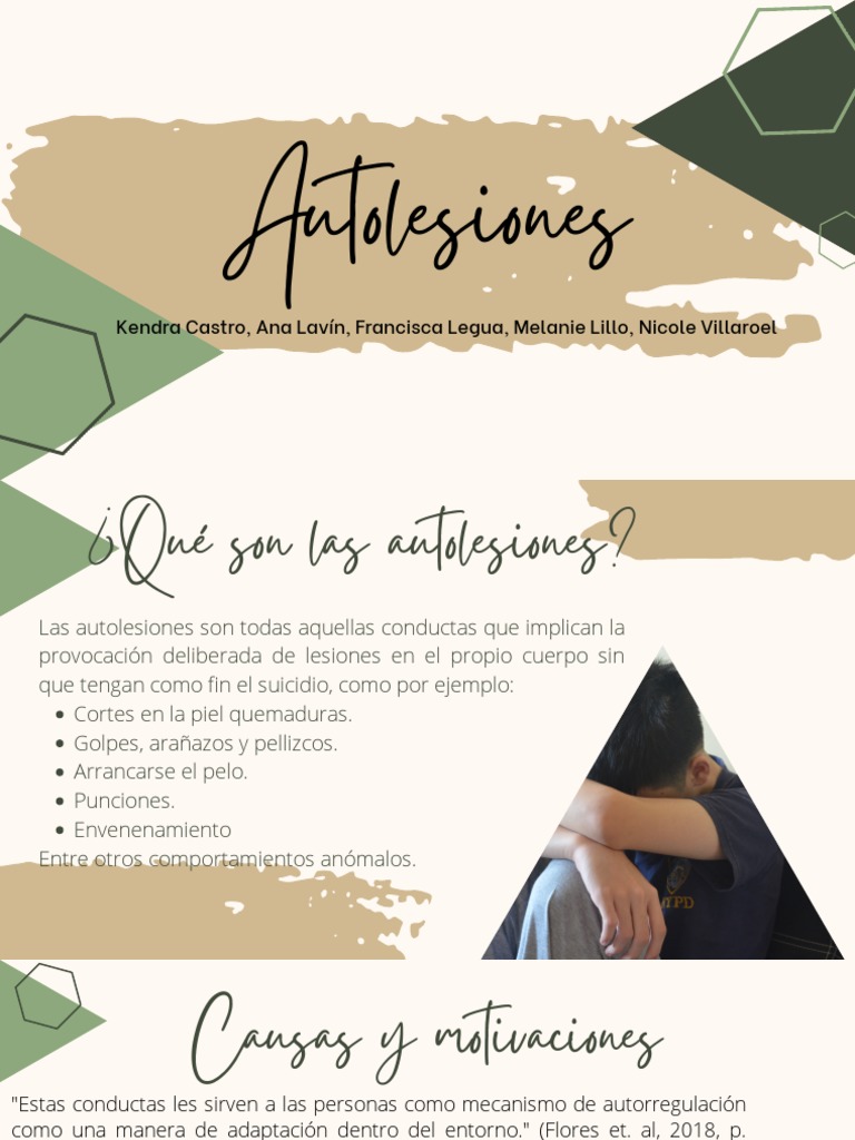 Entender Las Autolesiones | PDF | Suicidio | Autolesiones