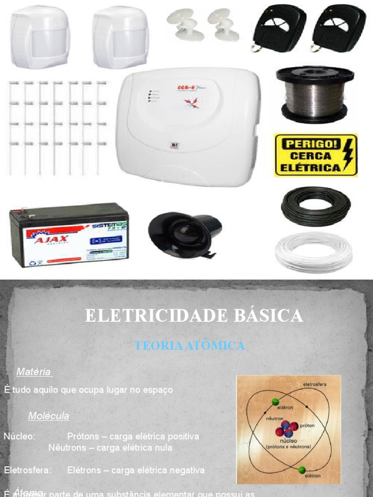 Cursos PV Alarmes e Cerca El Trica Parte 01 | PDF | Eletricidade | Relé