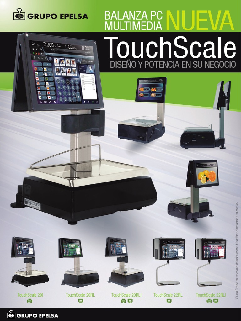 43 Hoja Comercial Nueva TouchScale 2017 | PDF | Hardware de la computadora | USB