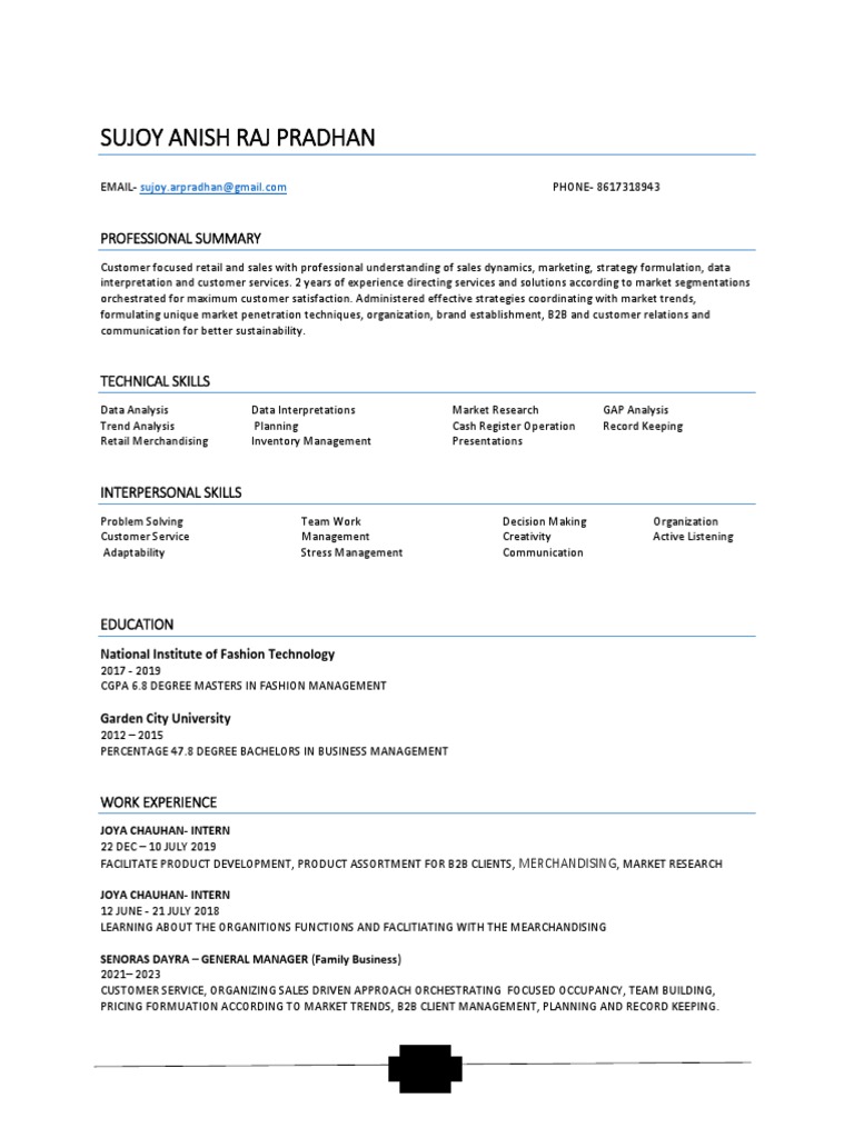 Sujoy ARP Resume | PDF