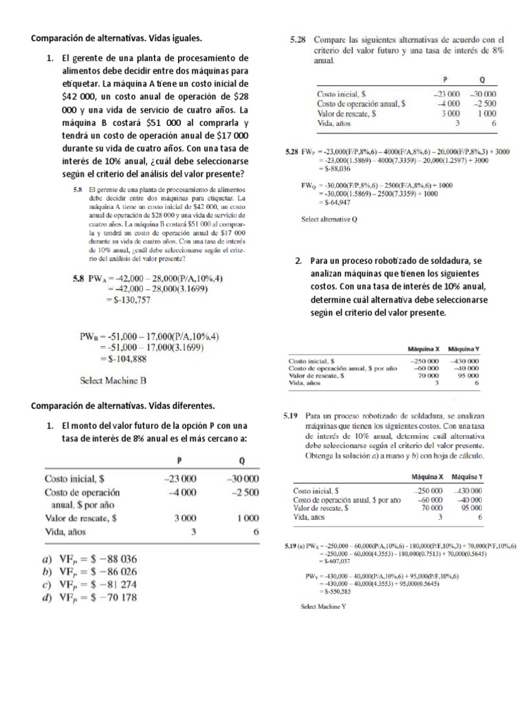 Ejercicios Capitulo 5 Resueltos | PDF