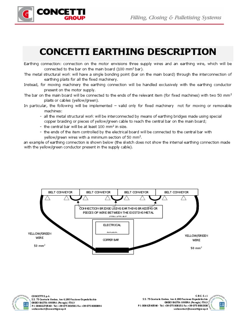 Att#04 - Earthing Description | PDF | Wire | Braid