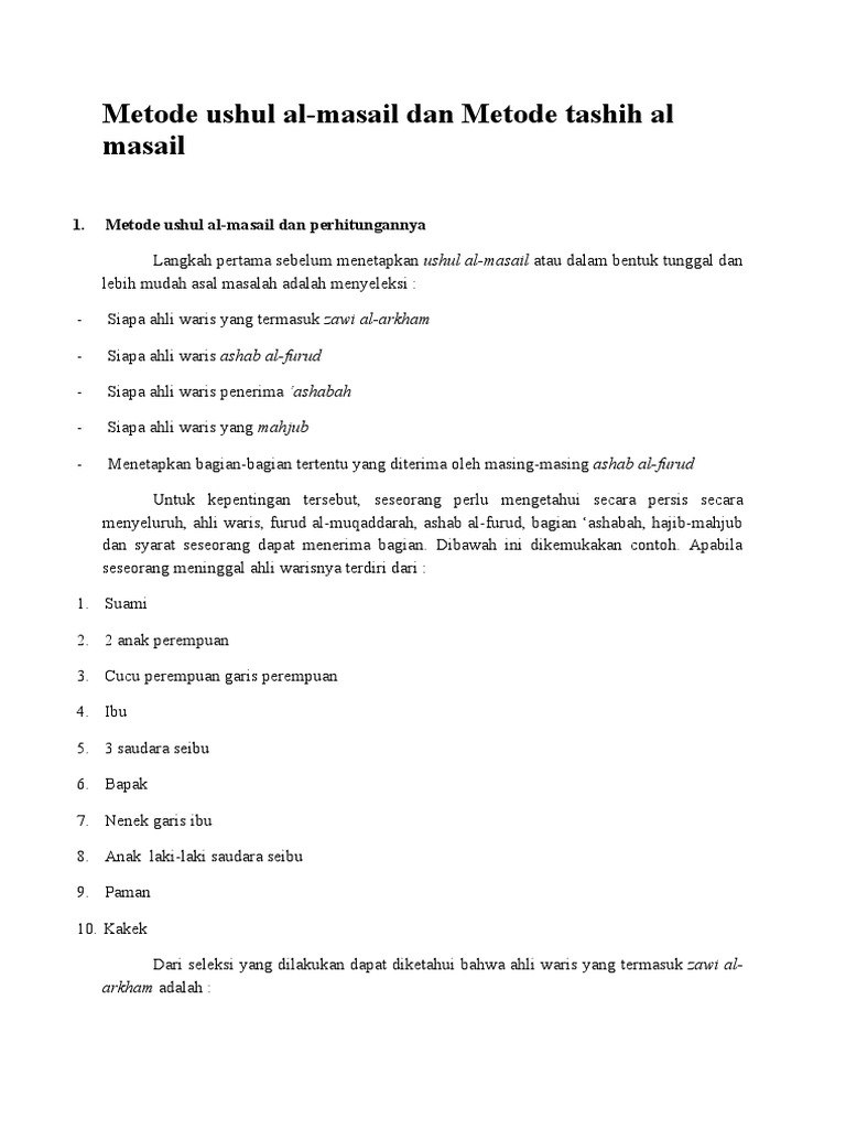 bc48c Metode Ushul Masail | PDF