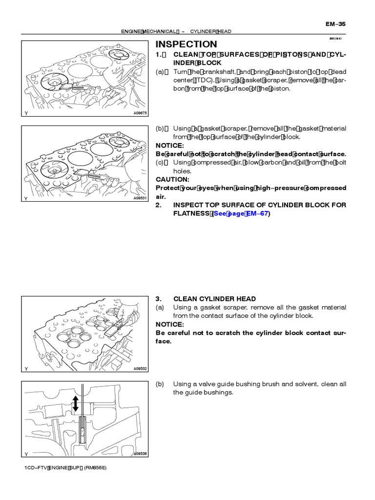 Cyl Head Install Pdf Engineering Tolerance Mechanical Engineering